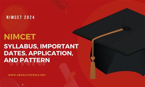 nimcet syllabus important dates application and pattern absolute