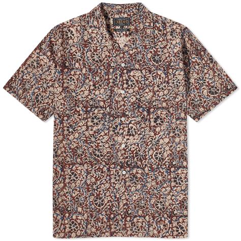 Beams Plus Beams Plus Block Print Vacation Shirt Reversible
