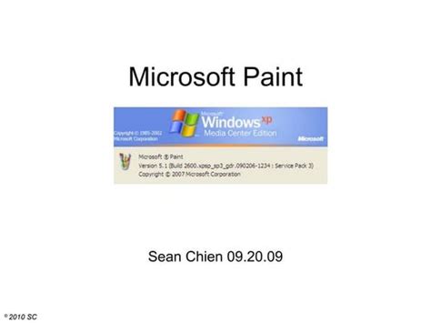 Microsoft Paint Introduction For Beginners Pptx