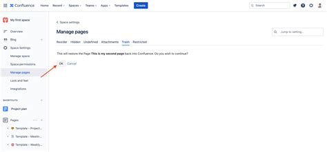 How To Restore A Deleted Page In Confluence