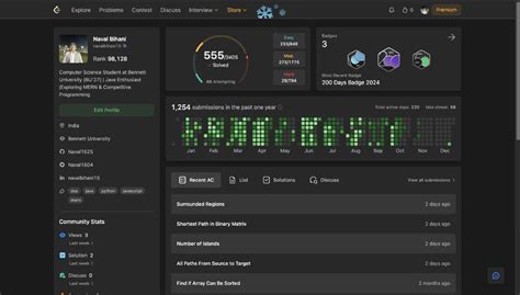 naval bihani on linkedin codingjourney dsa fullstackdevelopment aws typingspeed