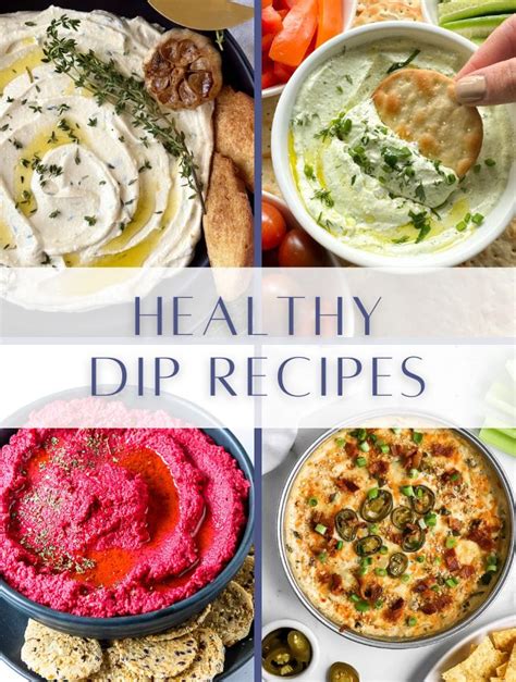 18 Unique And Healthy Dip Recipes For Your Next Potluck