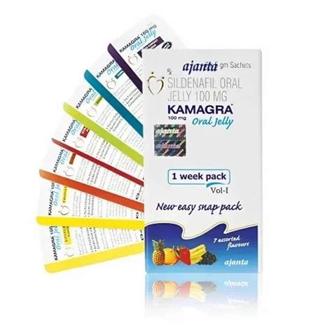 Kamagra Oral Jelly Pack 7 X 100 Mg Sildenafil Oral Jelly Ajanta At