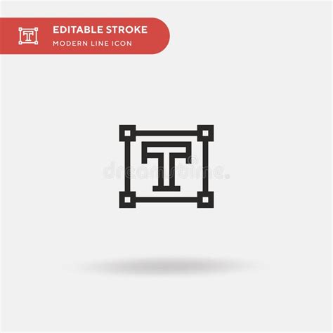 Text Simple Vector Icon Illustration Symbol Design Template For Web Mobile Ui Element Perfect