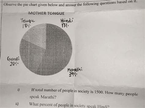 Observe The Pie Chart Given Below And Answer The Following Questions Base
