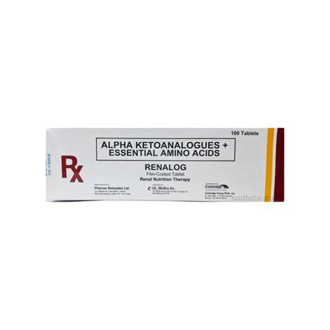 Renalog Ketoanalogues Essential Amino Acids Film Coated Tablet 1s