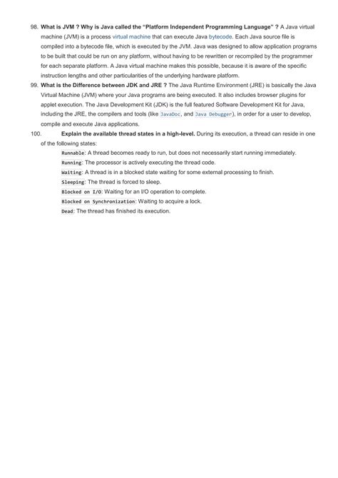 Java Questions For Viva Docx