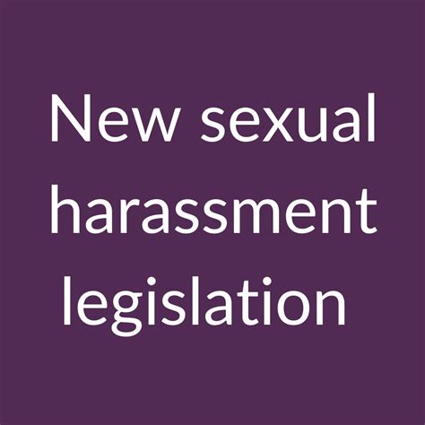 New Sexual Harassment Legislation Hammersmith United Charities