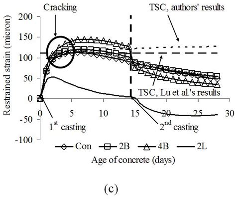 Predicted Results Of A Mass Concrete Structure With Different Casting