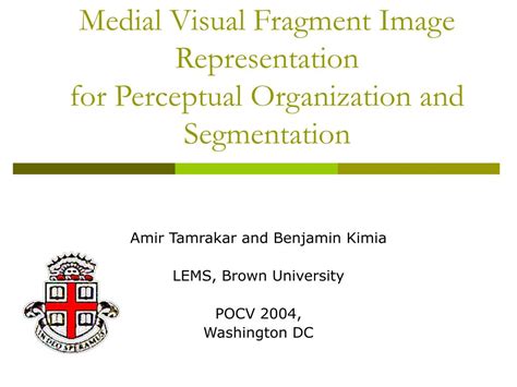 ppt medial visual fragment image representation for perceptual