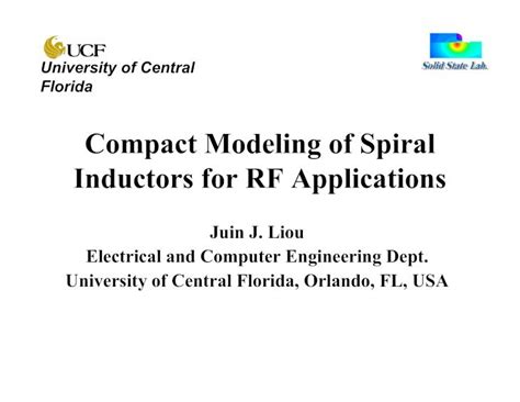 Pdf Compact Modeling Of Spiral Inductors For Rf Applications Dokumentips