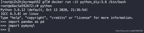 Docker 安装python38镜像 Docker安装python环境mob6454cc692b0f的技术博客51cto博客