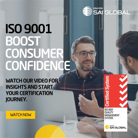 Intertek Sai Global On Linkedin Iso 9001 Helps Organisations To Boost Consumer Confidence Iso