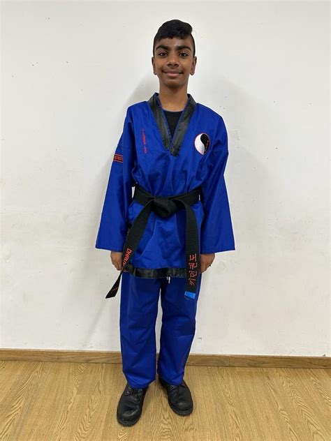 Mr Dhruv Patel 1st Degree Black Belt — K Kwon Do