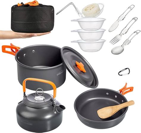 Kit Cuisine Camping Kit De Cuisine Camping Allomn Ustensiles Compacts