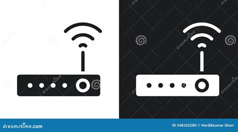 Wifi Modem Icon Vector 348420506