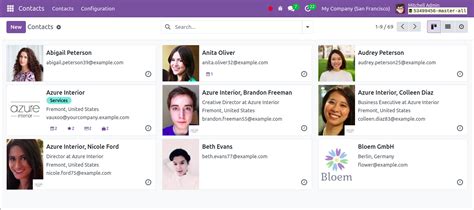 Odoo Contact MODULE Odoo Community Book