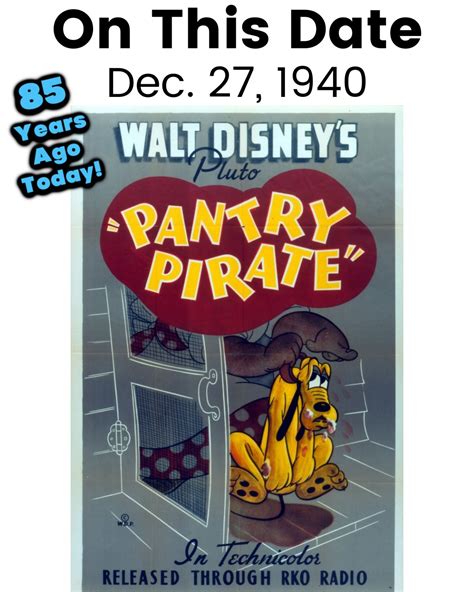 Days ️ 𝐎𝐧 𝐓𝐡𝐢𝐬 𝐃𝐚𝐭𝐞 𝐢𝐧 𝐃𝐢𝐬𝐧𝐞𝐲 𝐇𝐢𝐬𝐭𝐨𝐫𝐲 𝐃𝐞𝐜𝐞𝐦𝐛𝐞𝐫 𝟐𝟕 𝟏𝟗𝟒𝟎 85 Years Ago