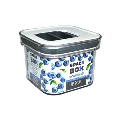 Pantrymate Space Box Clear With Lid 4 Quart Container