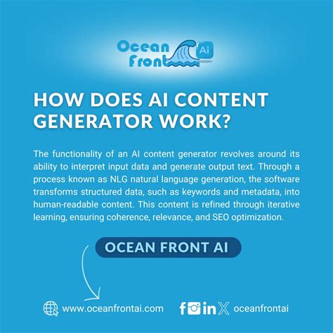 How Does Ai Content Generator Work Oceanfront Ai Posted On The Topic