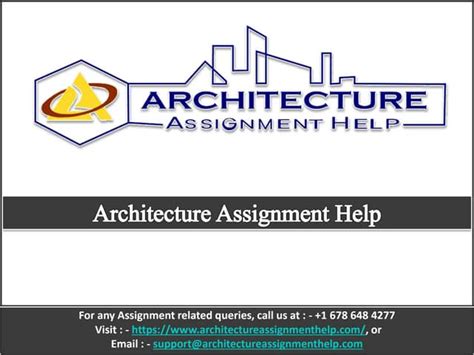 Write My Architecture Assignment Pptx