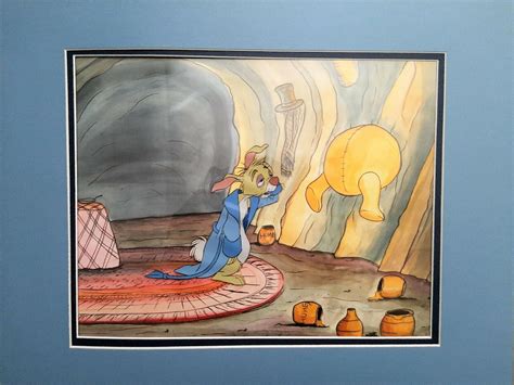 Disney 1966 Winnie The Pooh And The Honey Tree Rabbit Production Cel