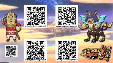 [guide] List Of Officially Released Qr Codes For Yo Kai Watch 3