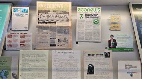 Exhibition Marks The 50th Anniversary Of The Green Party