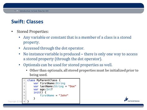 an intertech course introduction to swift for ios jason shapiro