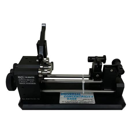 Universal Punch Concentricity Gage K1 10 Dual Indicator W Stand