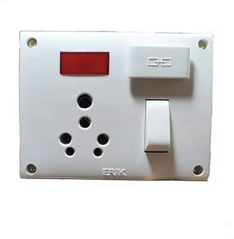 A White In Universal Switch Socket For Electric Fittings At Rs Piece In Nagpur