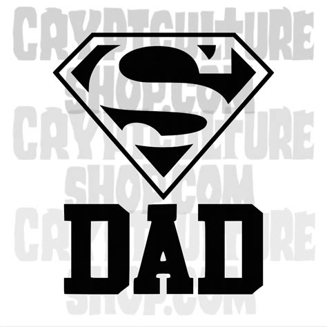Super Dad Vinyl Decal Crypt Culture