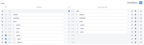 Nested Mapping Etlworks Support