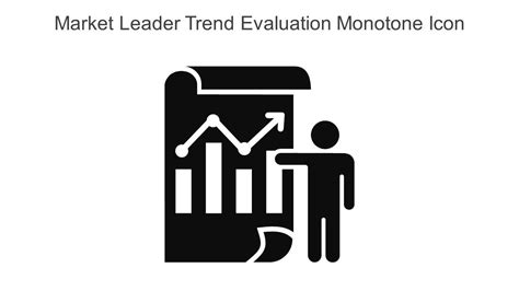 Market Leader Trend Evaluation Monotone Icon In Powerpoint Pptx Png And Editable Eps Format PPT
