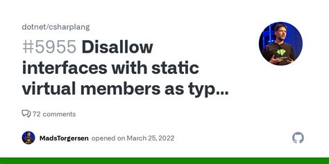 disallow interfaces with static virtual members as type arguments