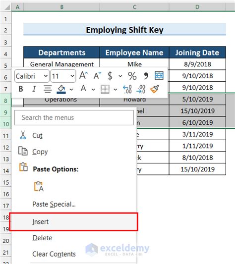 How To Insert Row In Excel Methods ExcelDemy
