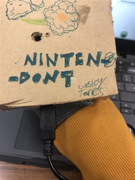The Nintendont Keyboard Glove With Arduino Uno Rarduinoprojects