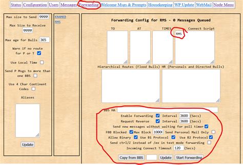 send email from bpq32 or linbpq with winlink rms themodernham