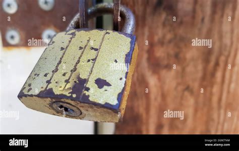 Metal Door With Lock Texture And Background Background Texture Of An