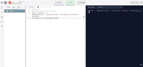 Apprendre Python Introduction Variables Types And Opérations De Base