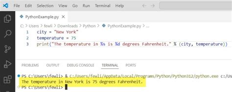 How To Insert A Python Variable Into A String