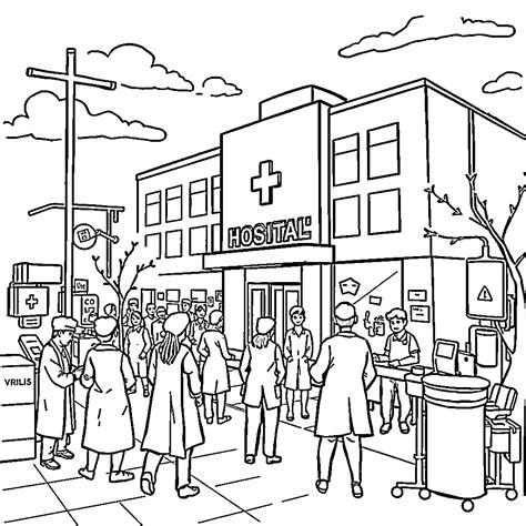 Best Hospital Coloring Pages Free Printable Pdf
