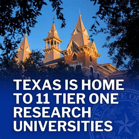 Texas Is The Proud Home Of 11 Carnegie Tier One Research Universities