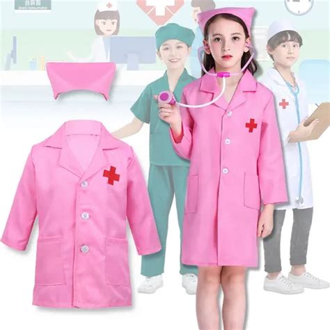 Disfraz Traje Niña Enfermera Doctora Oficios Disfraces Cuotas Sin Interés