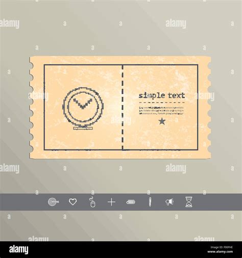 Simple Stylish Pixel Clock Icon Vector Design Stock Vector Image And Art Alamy