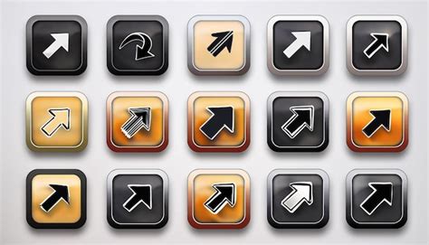 Arrow Icon 20 Set Arrow Cursor Collection Different Arrow Signs