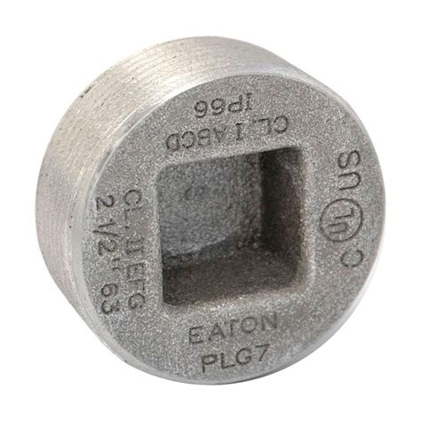 Tapon 1 2 Crouse Hinds Rosca Cuadrante Interno Aluminio Ref Plg1
