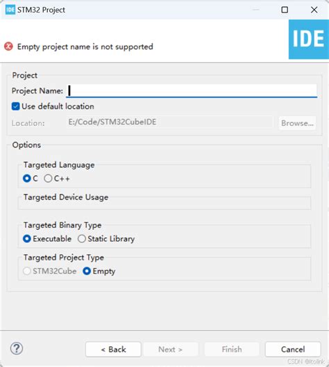 stm32cubeide 新建工程时无法使用stm32cube csdn博客