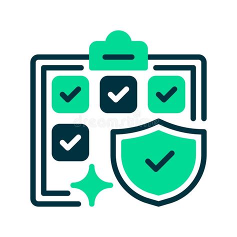 Safety Audit Line Icon Outline Symbol For Risk Inspection Compliance