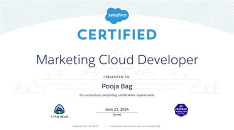 Pooja Bag On Linkedin Im Happy To Share That Ive Obtained A New Certification Salesforce…